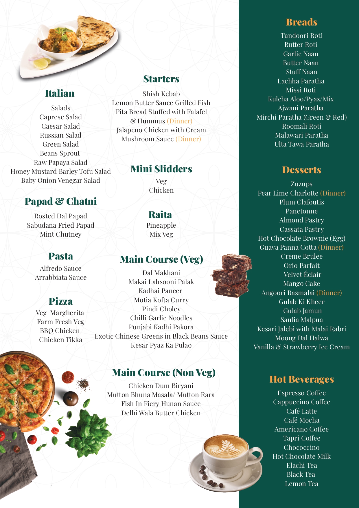 Buffet Menu - The Barbeque Times