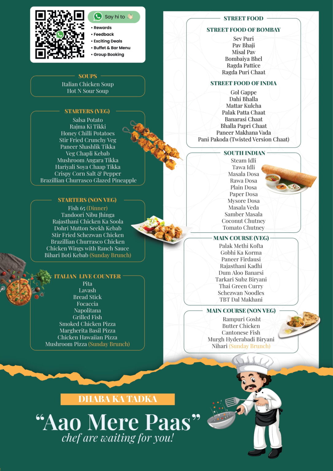 Buffet Menu - The Barbeque Times