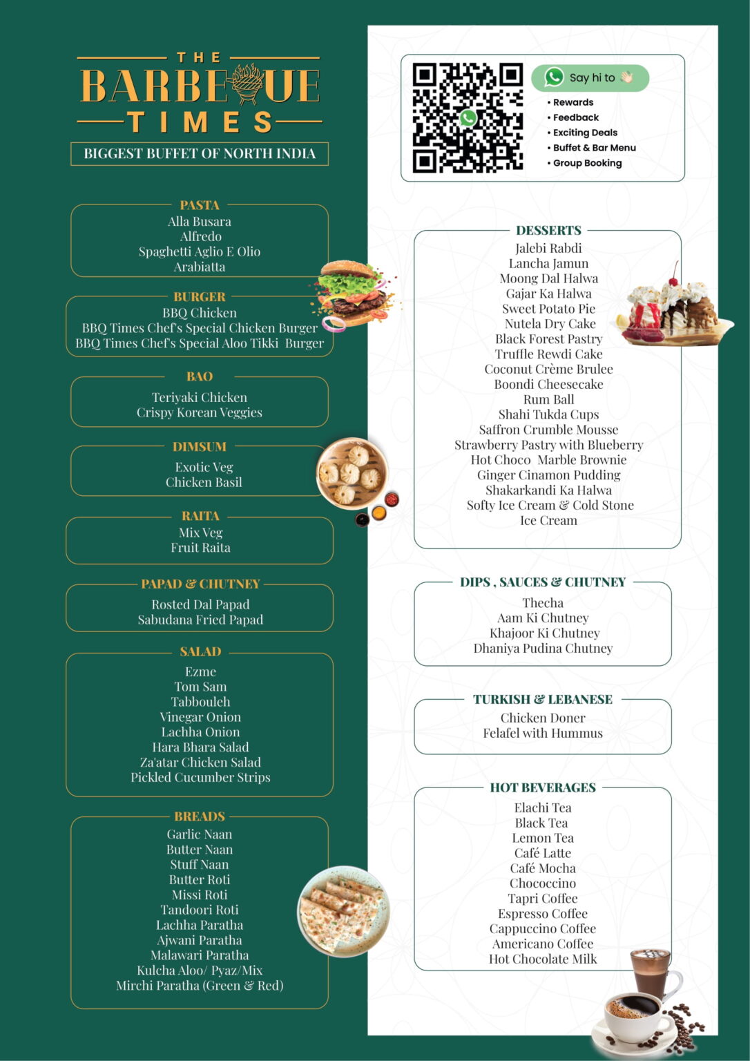 Buffet Menu - The Barbeque Times